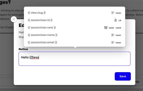 Dynamic Variables Ideanote Help