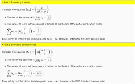 Solved Nsider The Sequence An N22n2 The Limit Of This