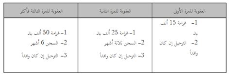 الجوازات غرامة 50 ألف ريال والسجن والترحيل للمت