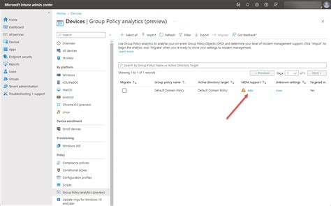 Migrating Gpos To Mdm With Intunes Group Policy Analytics 4sysops