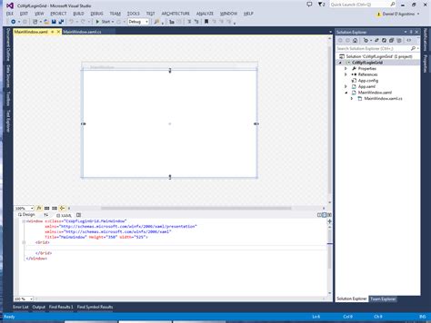 Programmer S Ranch C WPF Basic Login Form Using A Grid