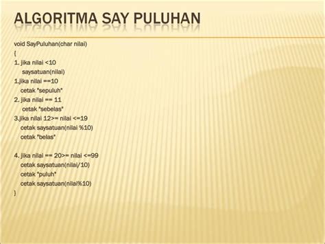 Algoritma Say Bilangan Ratusan Algoritma Say Bilangan Ratusan Ppt