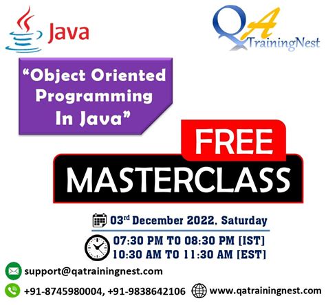 qa freelancetrainers a freelance vertical of qa trainingnest on linkedin java oops