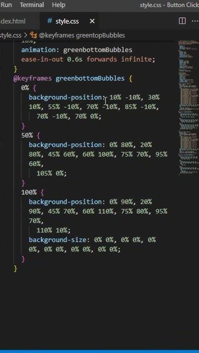 Button Click Animation In Html Css And Javascript Source Code On Pin Comment Tranding Shorts