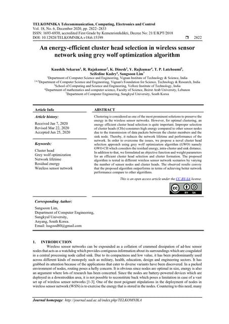 Optimum Relay Node Selection In Clustered Manet Pdf