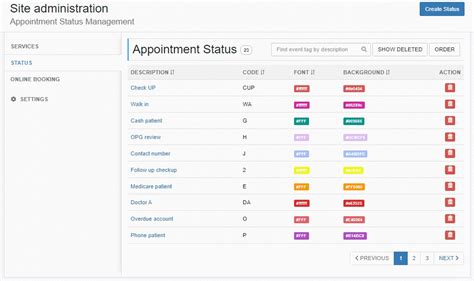 How To Manage Appointment Status Core Practice
