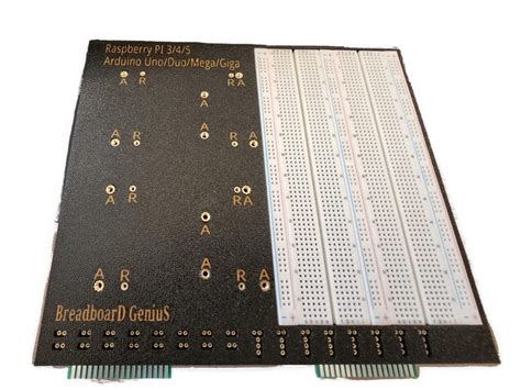 Arduinoraspberry Pi Breadboard Mount 3d Print Files Etsy