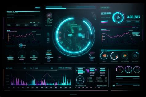 Premium Ai Image Futuristic Finance Digital Market Graph User