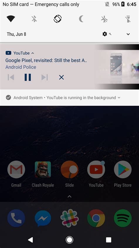 Android O Feature Spotlight Ongoing Media Notifications Are Now Colored Based On Album Art