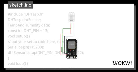 Temp Led Wokwi Esp32 Stm32 Arduino Simulator