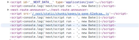 next script in app js creates duplicate script tags in document after moving between pages