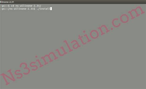 Ns2 Installation On Ubuntu Ns3 Projects
