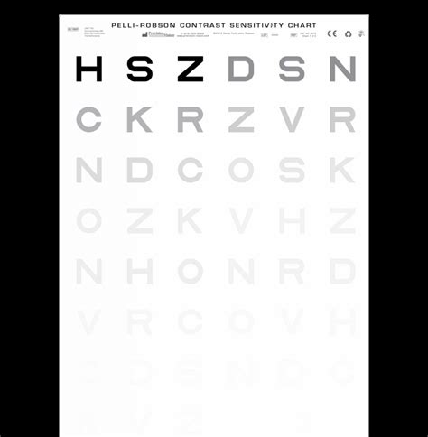 Pelli Robson Contrast Sensitivity Chart 1 Optego Singapore