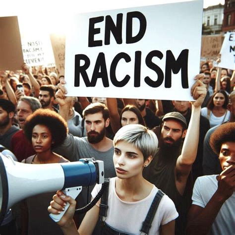 Promote Unity And Inclusivity To Fight Racism Premium Ai Generated Image