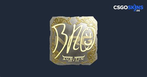 Sticker Br0 Gold Austin 2025 Csgoskinsgg