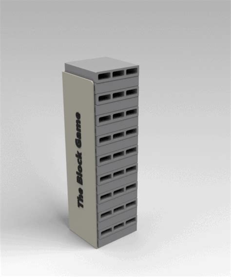 ♟ The Block Game・ Stl File For 3d Printing・cults