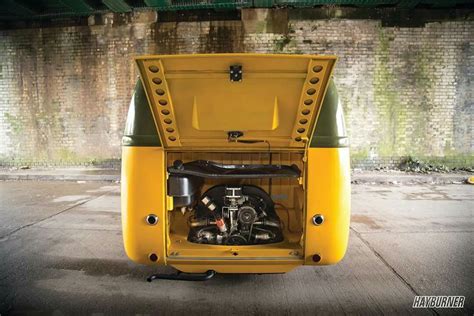 Classic Volkswagen Bus Engine Compartment