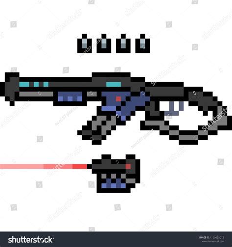 Pixel Laser Gun