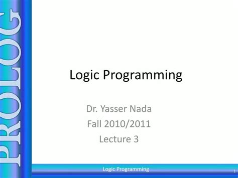 PPT Logic Programming PowerPoint Presentation Free Download ID