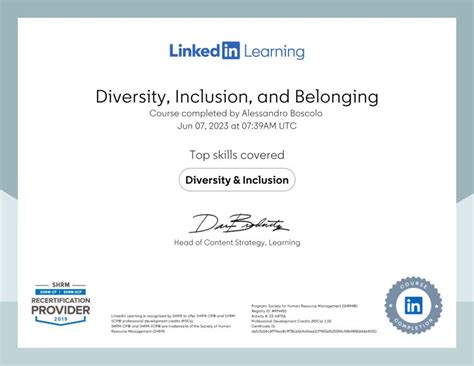 Alessandro Boscolo On Linkedin Certificate Of Completion