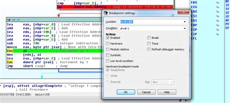 Disassembly Ida Pro Breakpoints With Side Effects Reverse