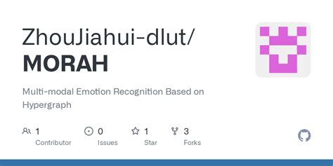 Github Zhoujiahui Dlutmorah Multi Modal Emotion Recognition Based