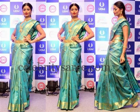 Sowmya Green Bridal Saree Saree Blouse Patterns