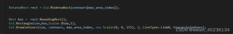 Opencvsharp 绘制最小外接矩形opencvsharp多边形最小外接矩形 Csdn博客