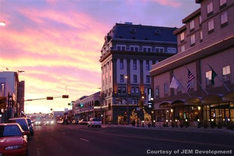 Yakima Valley Sunset View Billings Montana Downtown