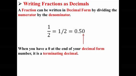 Writing Fractions As Decimals YouTube