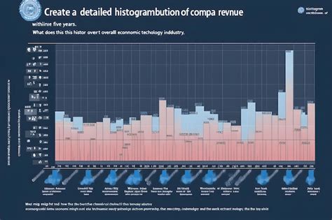 Histogram Showing The Distribution Of Company Revenue Over Five Years Premium Ai Generated Image