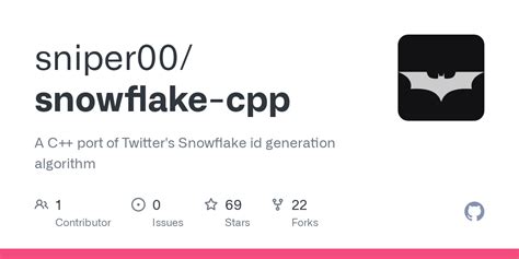 Github Sniper00snowflake Cpp A C Port Of Twitters Snowflake Id Generation Algorithm