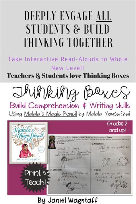 Malalas Magic Pencil Thinking Boxes Comprehension And Writing Gr 2 And Up