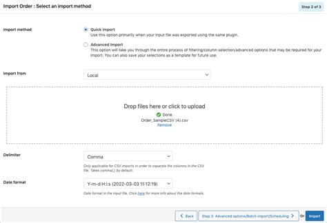 Import And Export Of Woocommerce Orders Documentation Woocommerce