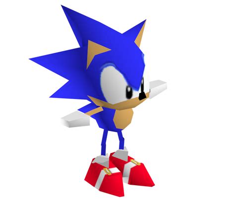 🎲 Sonic From Sonic R・free Stl File For 3d Printing・cults