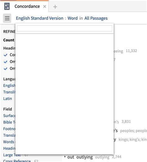 Bug Concordance Logos Forums