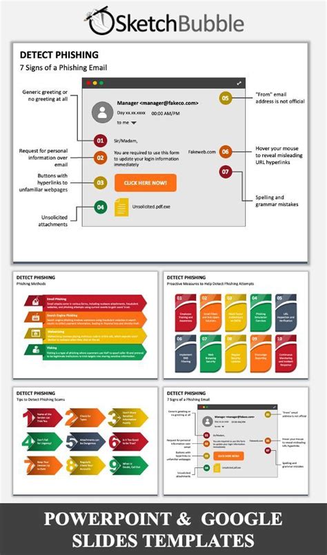 Detect Phishing PowerPoint And Google Slides Template Templates Power Point Template Powerpoint