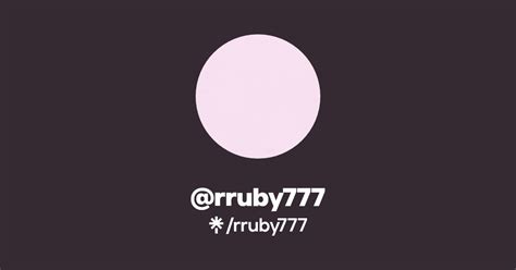 Rruby777 Find Rruby777 Onlyfans Linktree