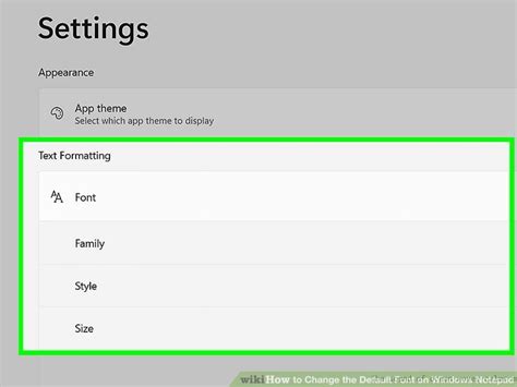 How To Change The Default Font On Windows Notepad Steps