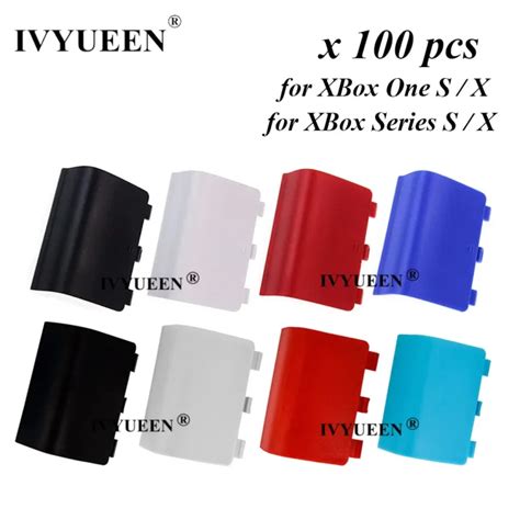 IVYUEEN PCS เปลยนฝาครอบประตสำหรบ Xbox One Series X S Controller ฝาหลงแบตเตอรฝาหลงส