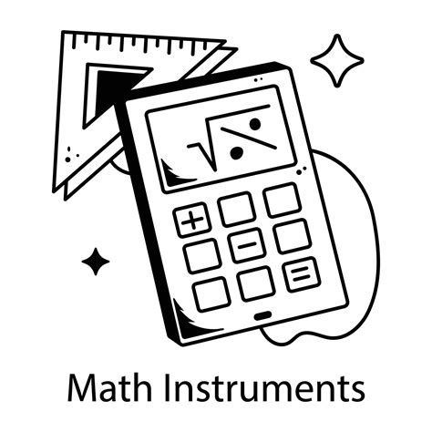 Trendy Math Instruments 44822822 Vector Art At Vecteezy