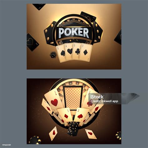 카지노 포스터 또는 배너 배경 또는 전단지 템플릿 카드와 포커 칩을 재생 카지노 초대 게임 디자인 카지노 게임 벡터