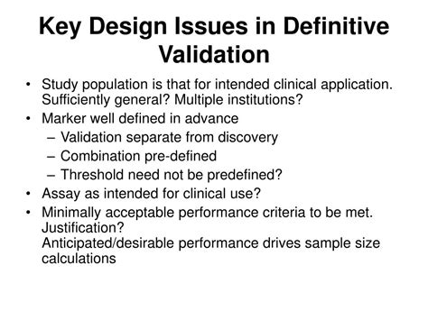 Ppt Edrn Approaches To Biomarker Validation Powerpoint Presentation