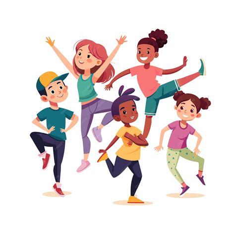 어린이 모멘트 터 일러스트레이션 개념 프리미엄 벡터