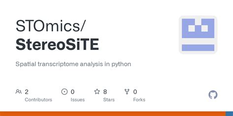 Github Stomicsstereosite Spatial Transcriptome Analysis In Python