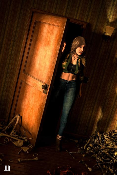 Behind Door No D Render Digital Art By Jdischert