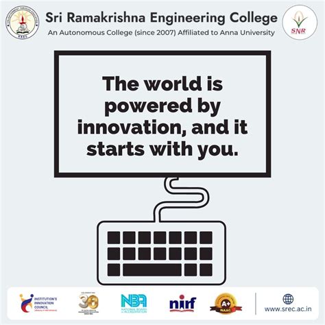 Cse Engineeringinnovation Techfortomorrow Learntocode Futureengineers Sri Ramakrishna