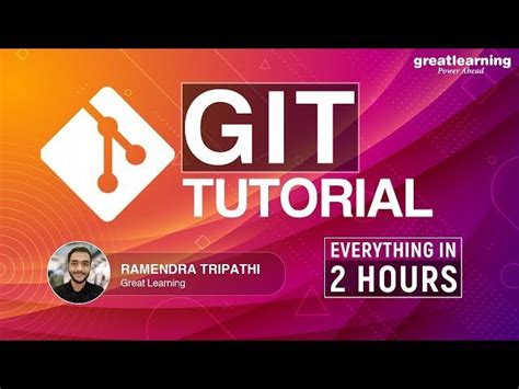 free video git and github tutorial from great learning class central