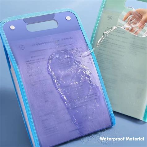 Folder File Organizer Expanding File Folder Clear Book 13 Layer Test Paper Folder Organizer