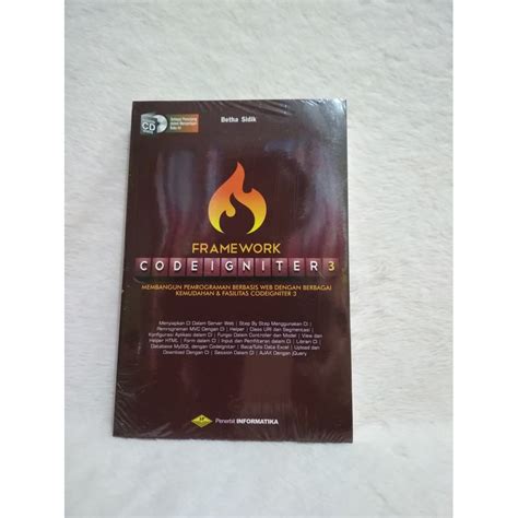Jual Framework Codeigniter 3 Membangun Pemograman Berbasis Web Dengan